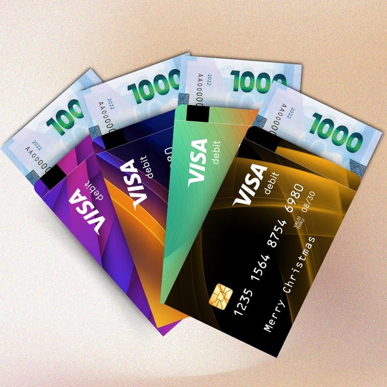 Printable Money Envelopes With 57 ATM Card-inspired Designs | Budget ...