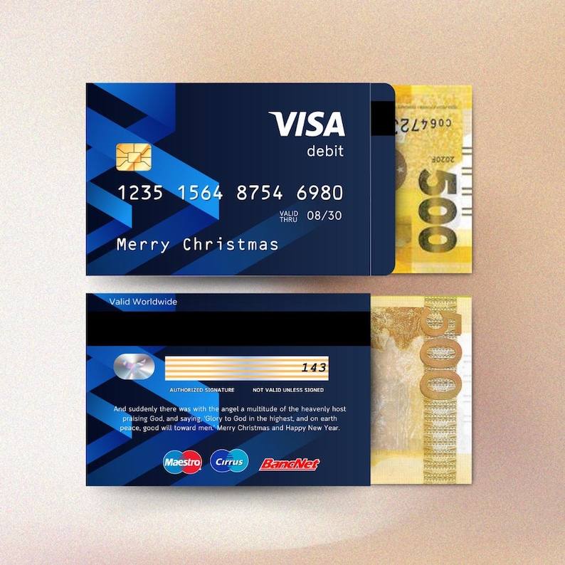 Printable Money Envelopes With 57 ATM Card-inspired Designs | Budget ...