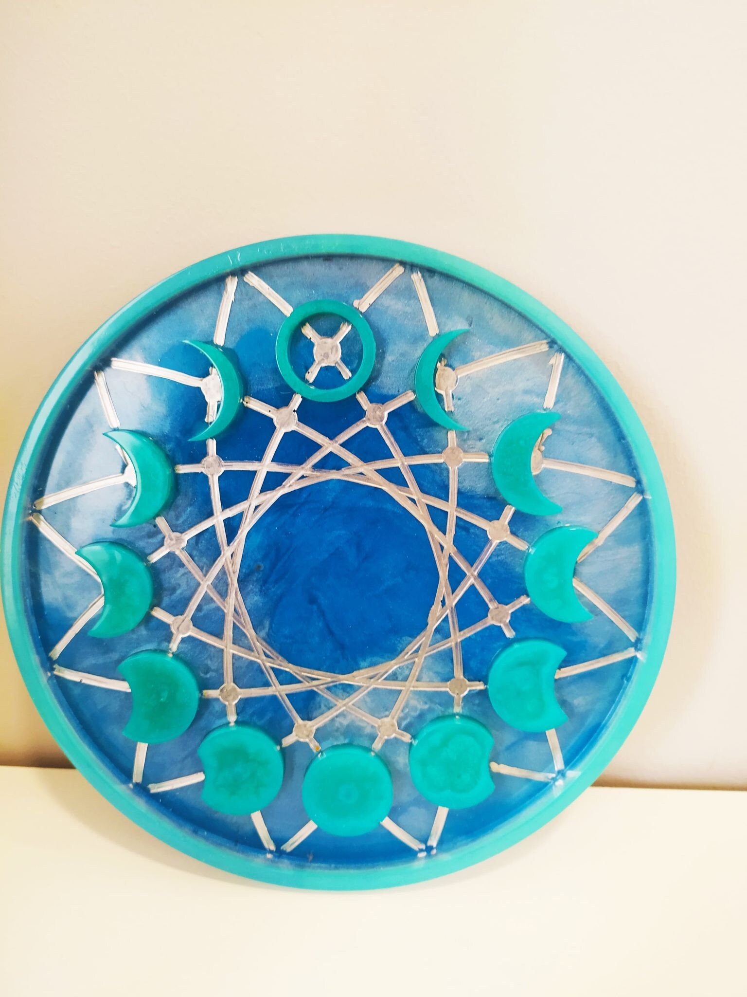 Moon phases resin tray for jewelry candles witch witchy moons | Etsy