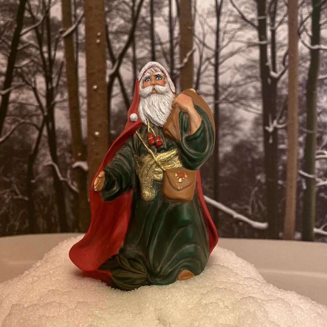 Limited Edition 1994 Dori Wheeler Porcelain Santa - French & German ...