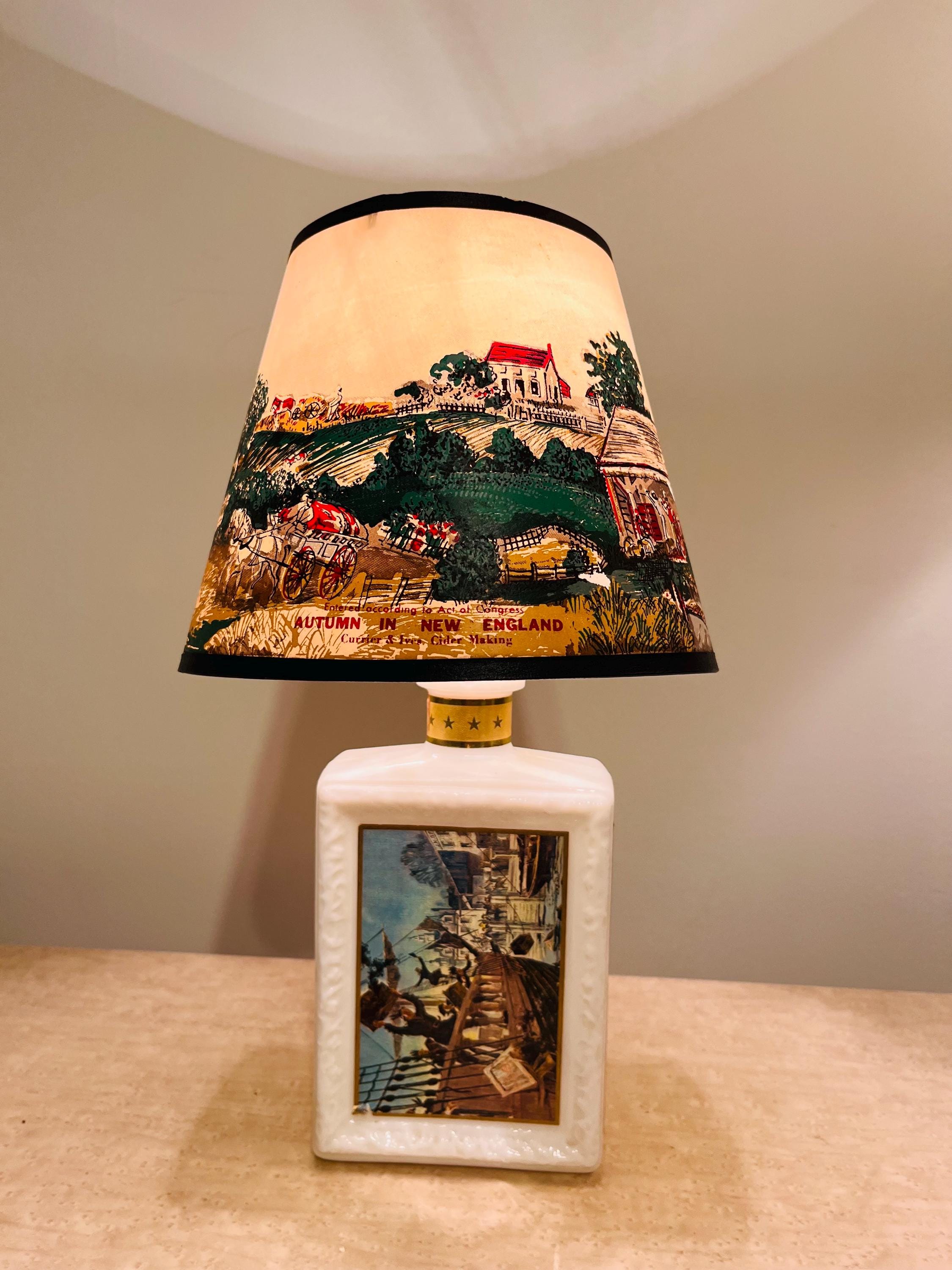 Currier And Ives Lamp