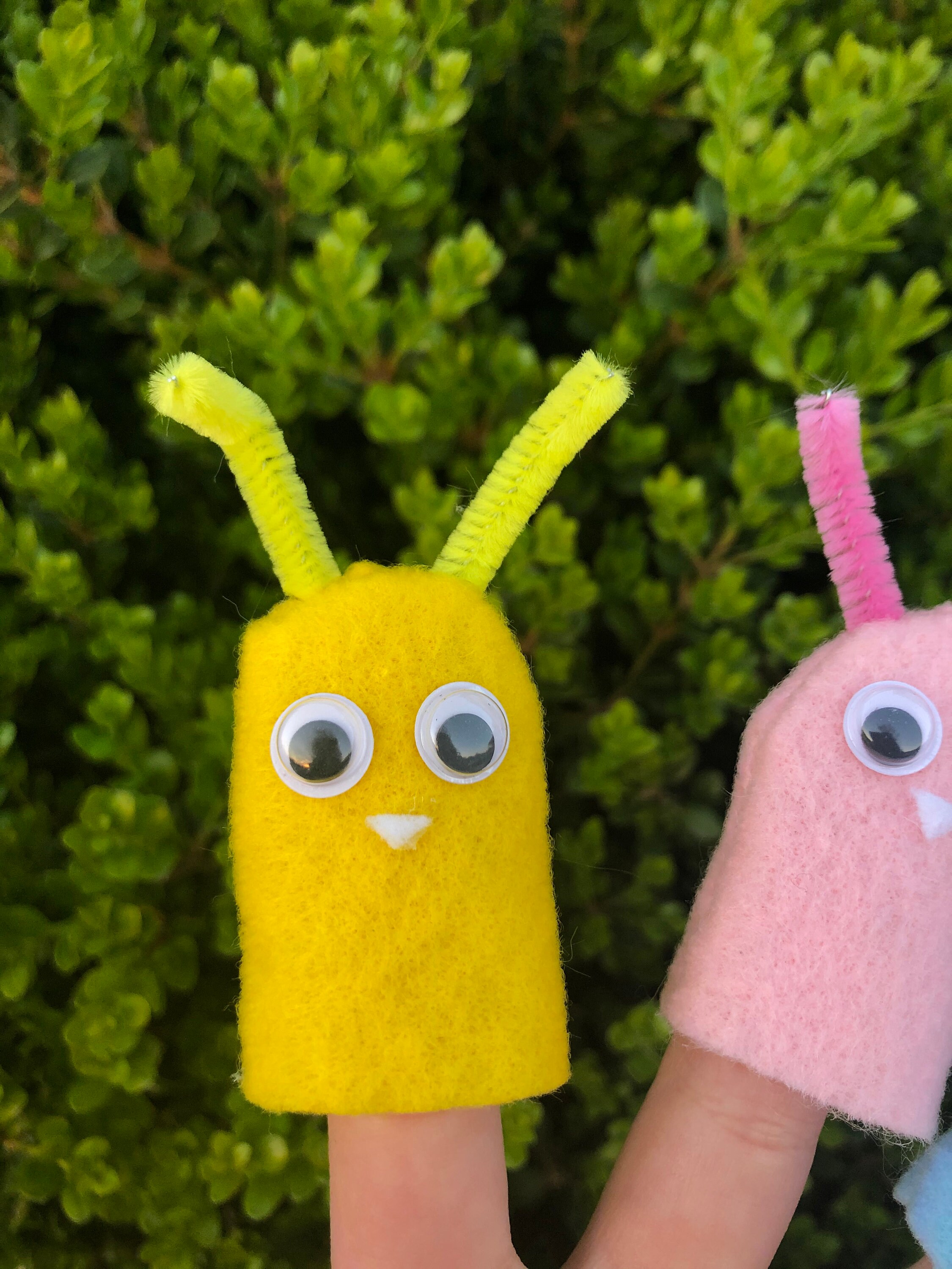 Colorful Bunny Felt Finger Puppet Trio and Craft Kit | Handmade, Kids ...