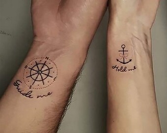 Anchor Tattoos For Couples