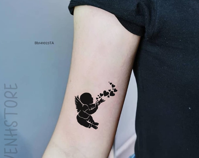 Baby Child Loss Miscarriage Temporary Tattoo Sticker set of 2 - Etsy