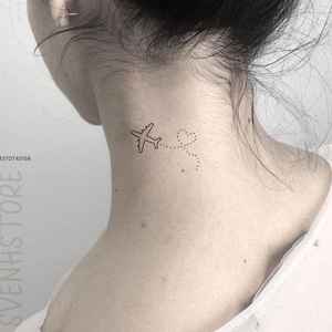 Long Distance Couple Temporary Tattoo, Long Distance Relationship ...