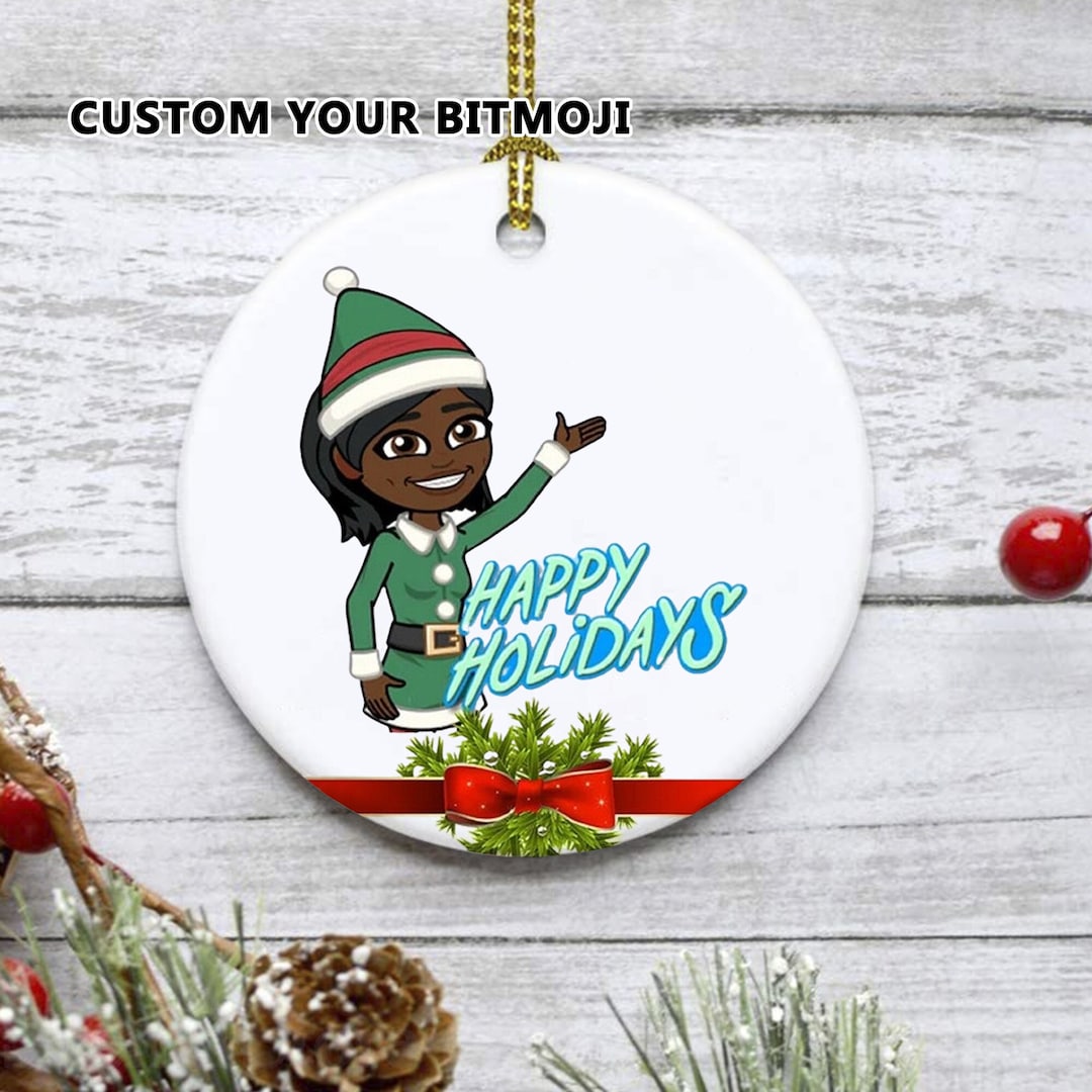Christmas Customized Bitmoji Ornament Gift, Christmas Gift for Teacher ...