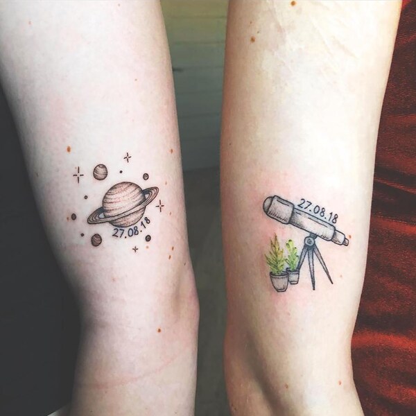 Galaxy Tattoo - Etsy