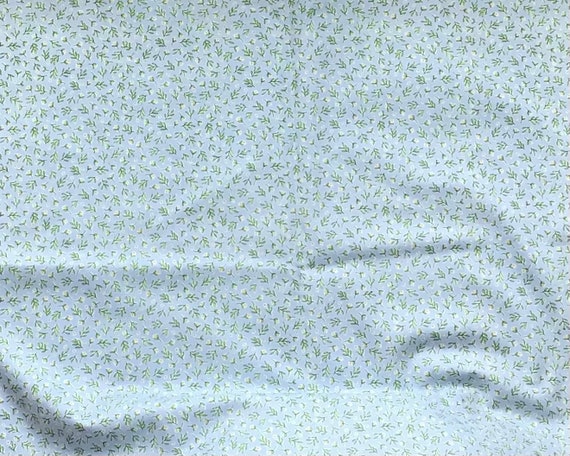 Periwinkle Blue Floral by the Yard Fabric 100% Cotton Fabric - Etsy