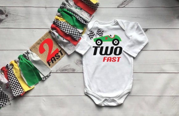 Race Car Birthday Ready Set Go Customizable 1 or 2 FAST Pit | Etsy