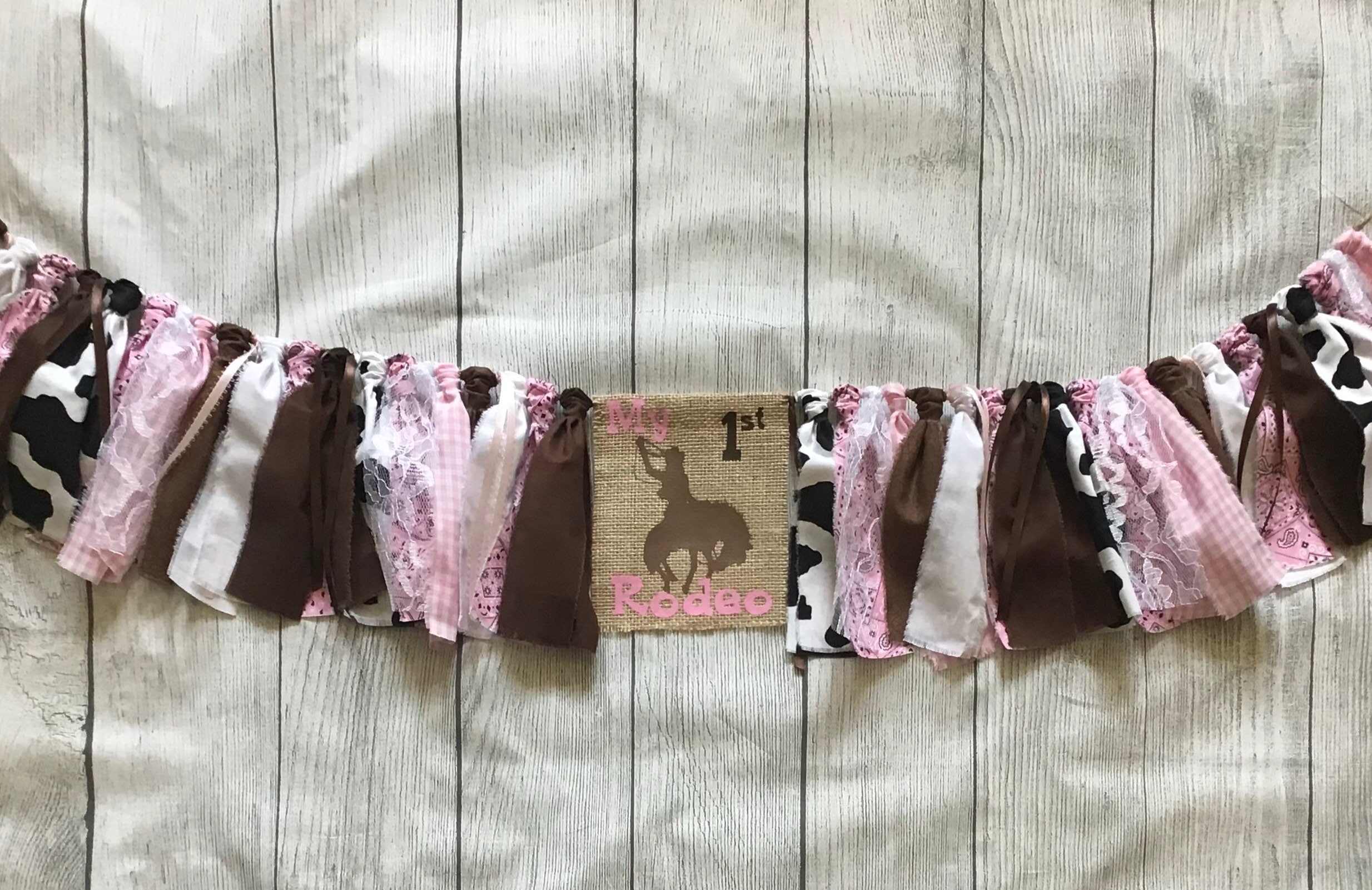 Cowgirl My First Rodeo Horse Western Farm Birthday Fabric - Etsy