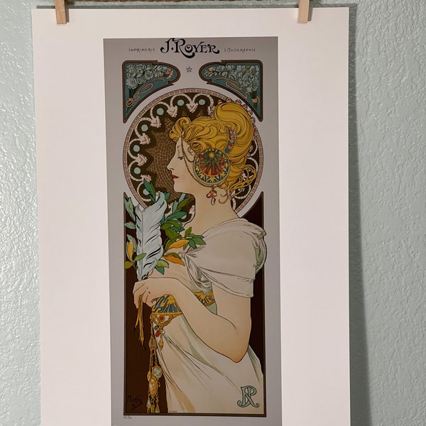 Alphonse Mucha Paint by Number - Etsy