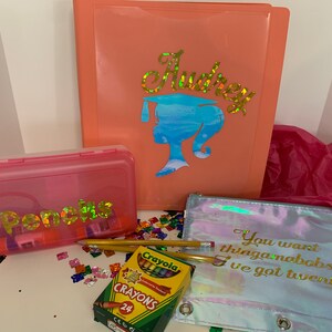 Personalized School Supplies Personalized Binder - Etsy