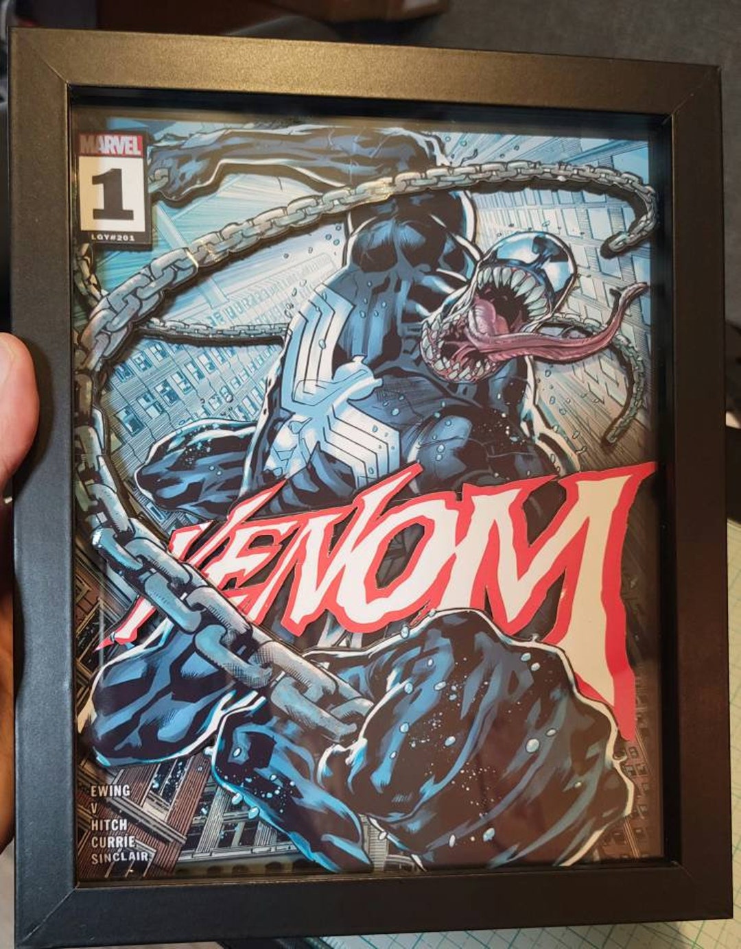 Venom Comic Cover Shadowbox - Etsy