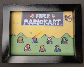 Super Mario RPG Shadow Box Diorama 3D Pop Art - Etsy