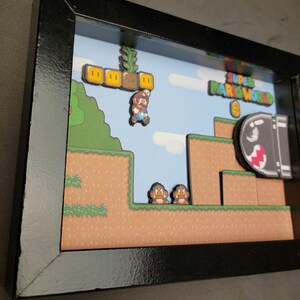 Super Mario Bros. Shadow Box - Etsy
