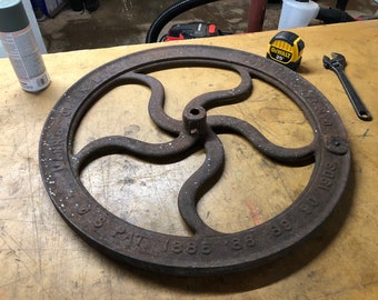 Cast Iron Wheel - Etsy