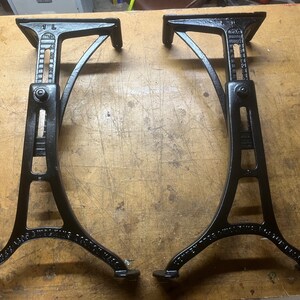 Vintage Restored Kenney Bros. & Wolkins 1 Casts Iron Adjustable Legs - Etsy