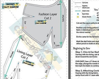 Spiderman Mask Sewing Pattern | Etsy UK