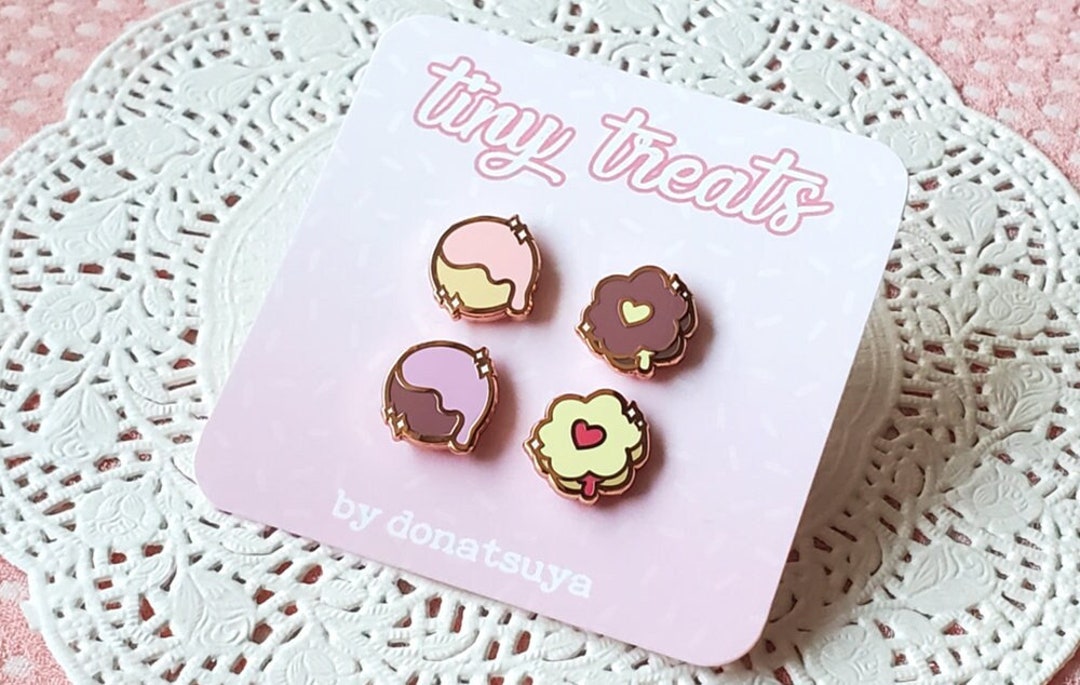 Tiny Treats Series 1 Enamel Pin Set, Filler Pins - Etsy