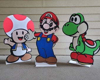 Super Mario Standees - Etsy