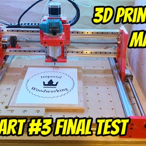 DIY 3D Printed CNC Machine Plans - Etsy