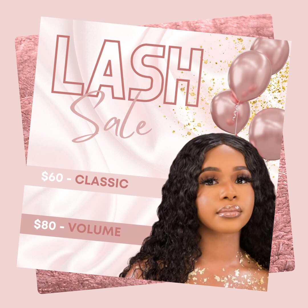 Lash Extension Flyers, Lash Book Now Flyer, Appointments Available Flyer, Lash Sale Flyer ...