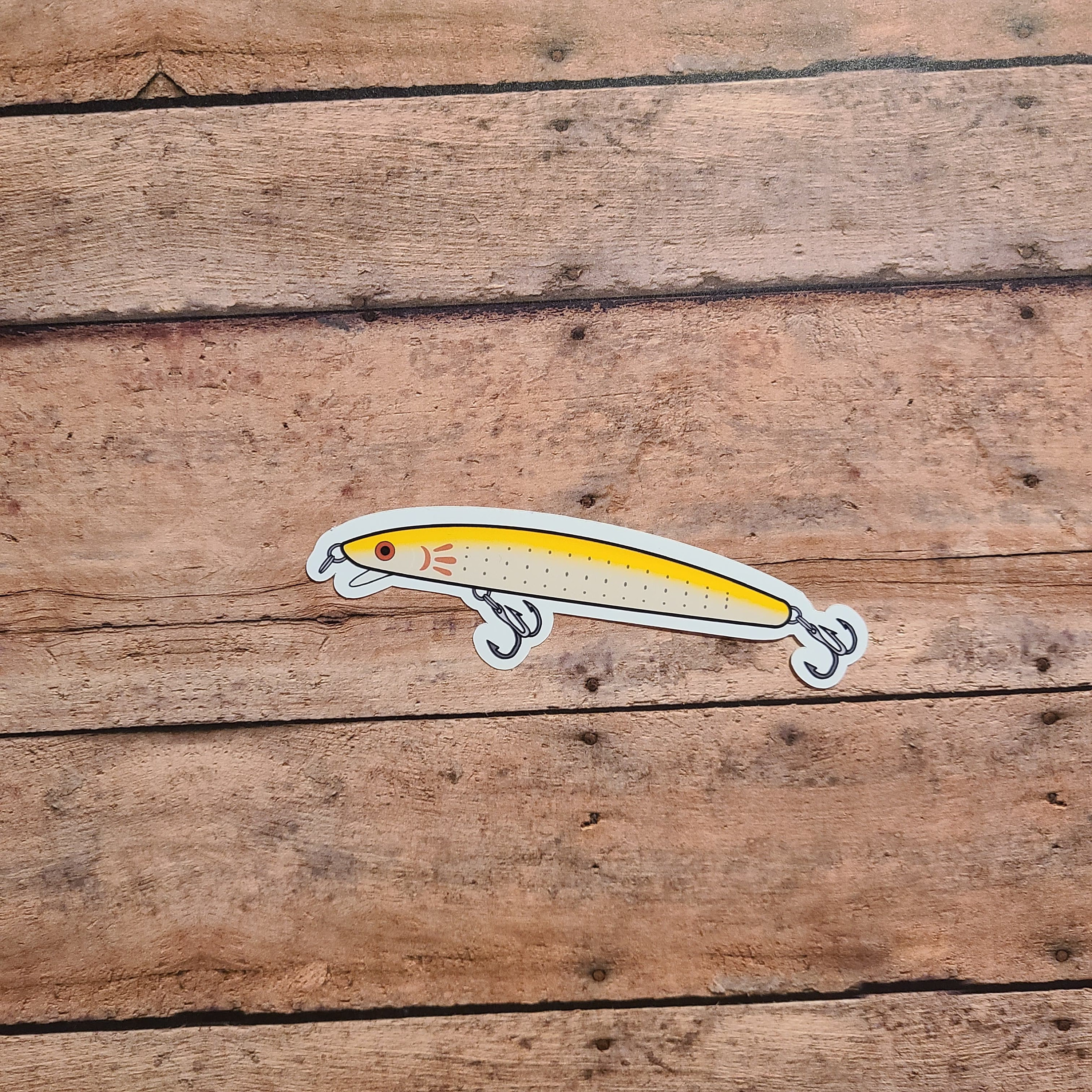 Fishing Lure Sticker Fishing Lure Decal Tackle Box Sticker | Etsy