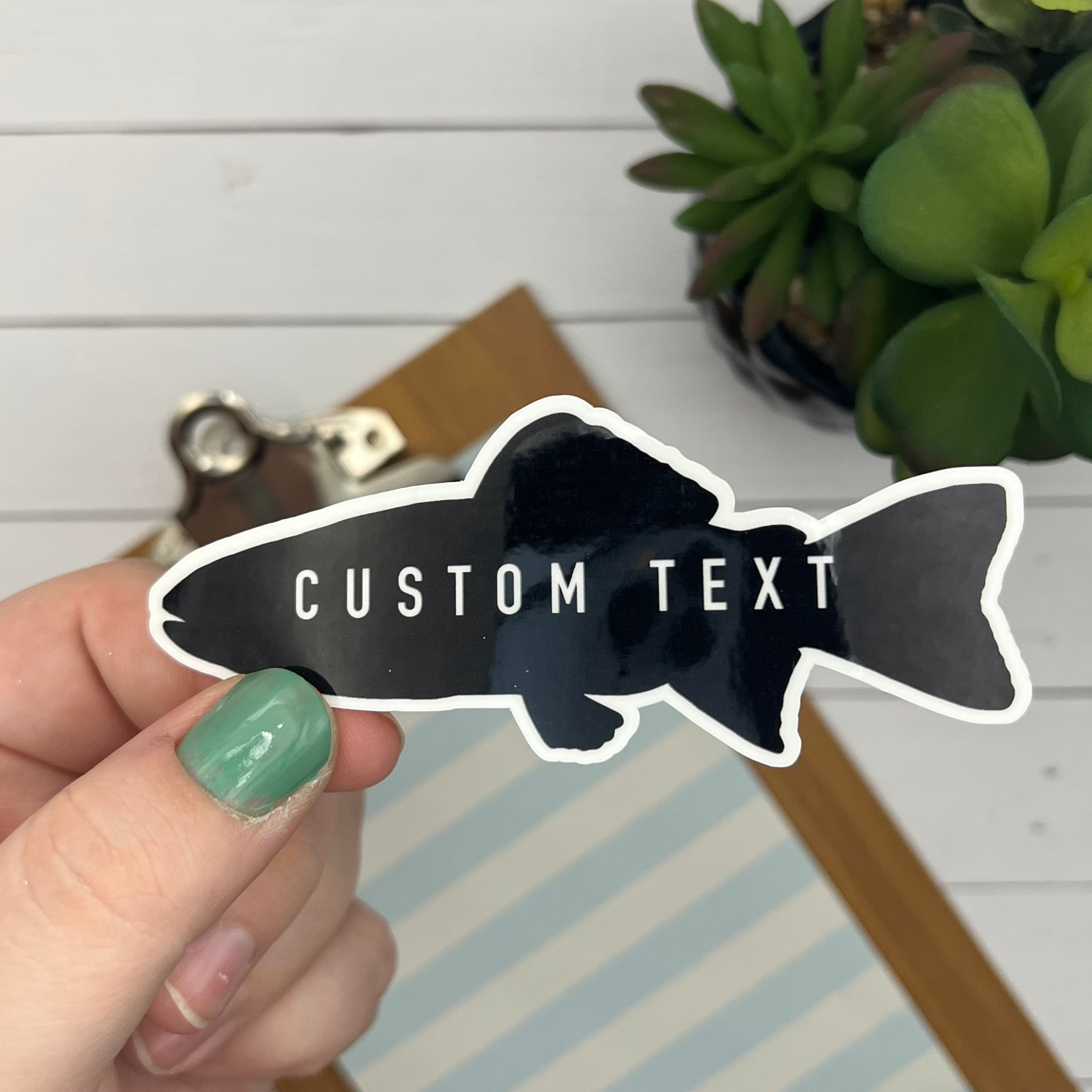 Customizable Tackle Box Label Customizable Tackle Box Decal - Etsy