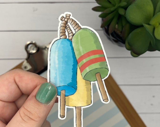 Lobster Buoy Sticker Lobster Buoy Decal Buoy Sticker Buoy Decal - Etsy