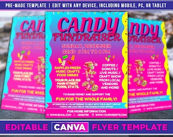 Splish Splash Flyer, DIY Canva Splish Splash Flyer 2022, Editable Canva ...