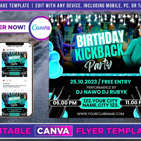 Kickback Flyer - Etsy