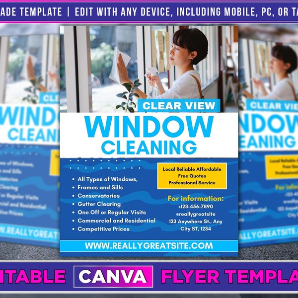 Window Cleaning Flyers - Etsy