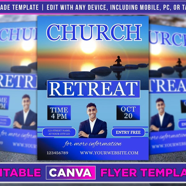 Church Retreat Flyer - Etsy