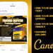 Freight Dispatcher Flyer, Canva Truck Flyer Template. Editable Social ...
