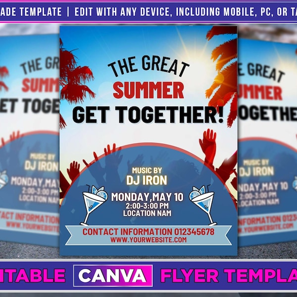 Family Get Together Invitation Template - Etsy