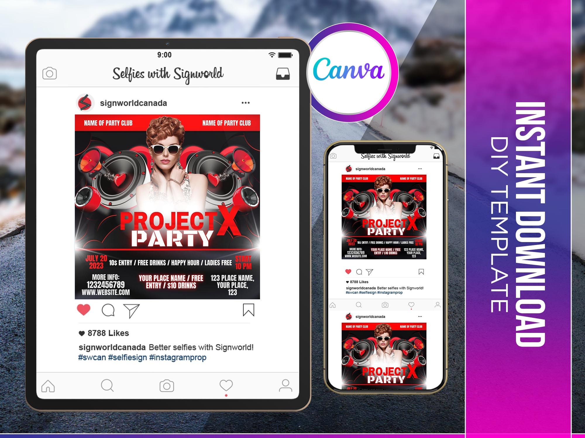 Project X Party Flyer Template