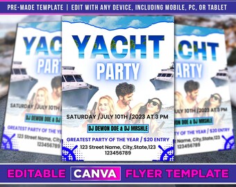Used Boat Sales Flyer, DIY Canva Used Boat Sales Flyer Template 2022 ...