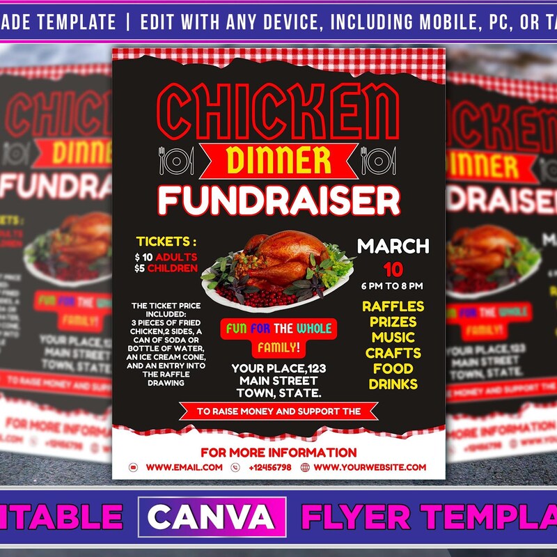 Chicken Dinner - Etsy