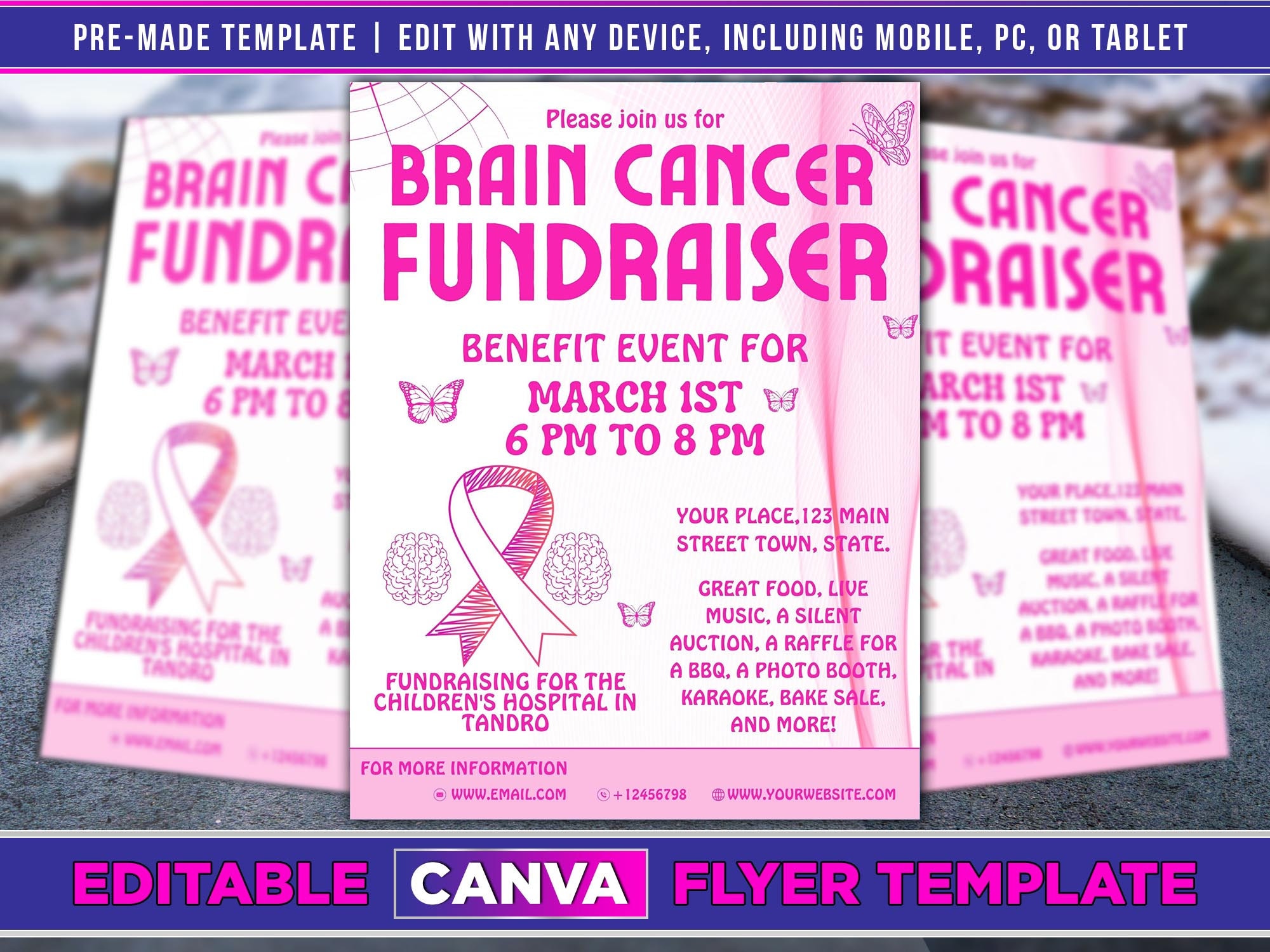Cancer Fundraiser Flyer