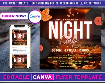 Club Party Flyer, Strip Club Flyer, Nightclub Flyer, Party Flyer, Club ...