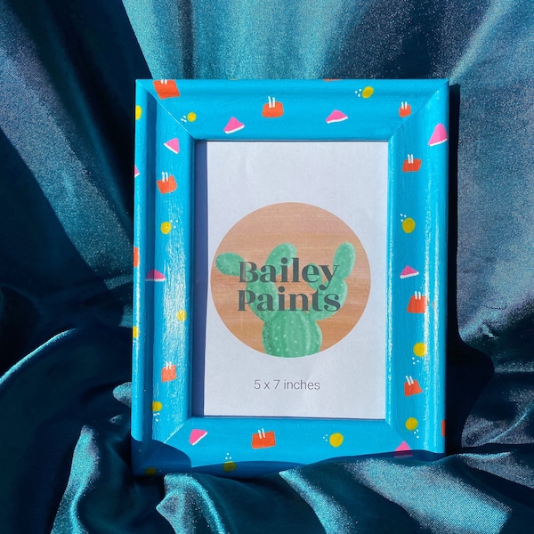 Hand Paint Picture Frame - Etsy
