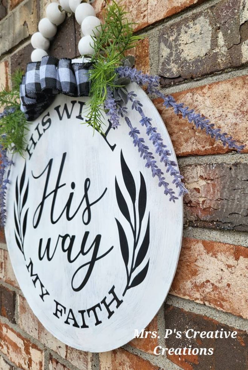 Bible Verse Door Hanger - Etsy