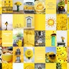 Yellow Collage Kit, Yellow Aesthetic Wall Collage Kit, Photo Collage ...