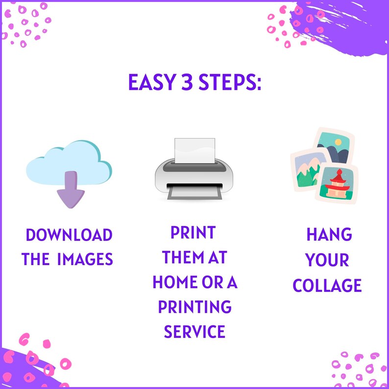 Boujee Purple Wall Collage Kit Digital, Euphoria Baddie Aesthetic, Y2k ...