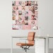 Peachy Pink Collage Wall Kit Decor Aesthetic, Blush Pink Aesthetic Wall ...