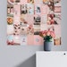 Peachy Pink Collage Wall Kit Decor Aesthetic, Blush Pink Aesthetic Wall ...