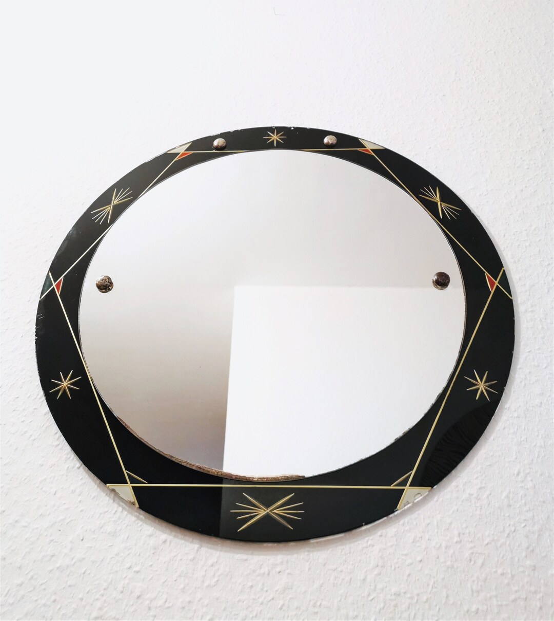 MCM Wall Mirror Space Age Sputnik Design 60s Rockabilly Era - Etsy