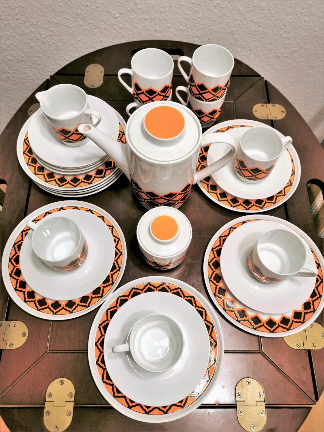 Space Age Coffee Tea Set Atomic Design Mocha Service for 5, Melitta ...