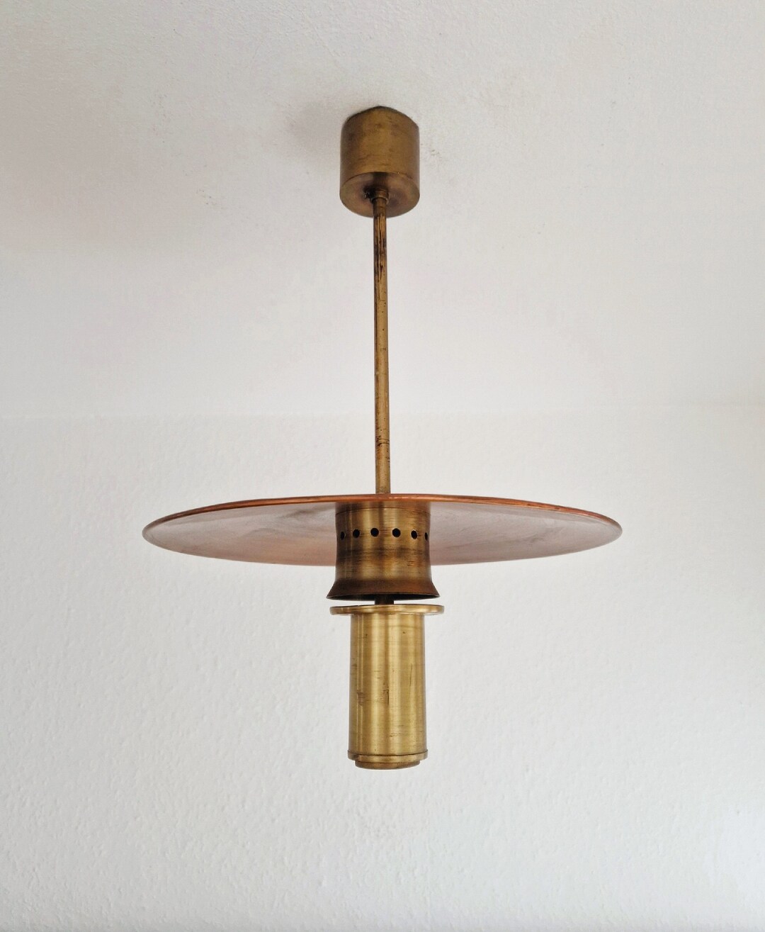 Antique Copper Pendant Lamp Rustic Farmhouse, Steam Punk Industrial ...