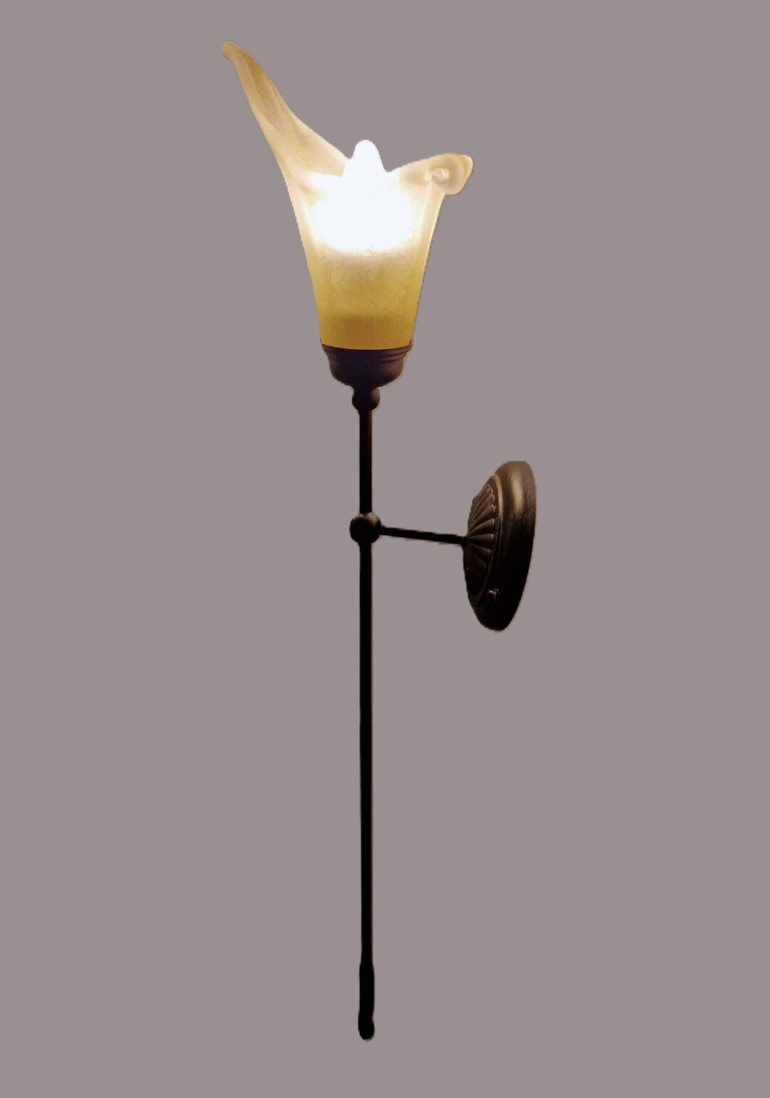 Art Nouveau Style Torch Sconce, Aesthetic Italian Wall Decor 90's ...